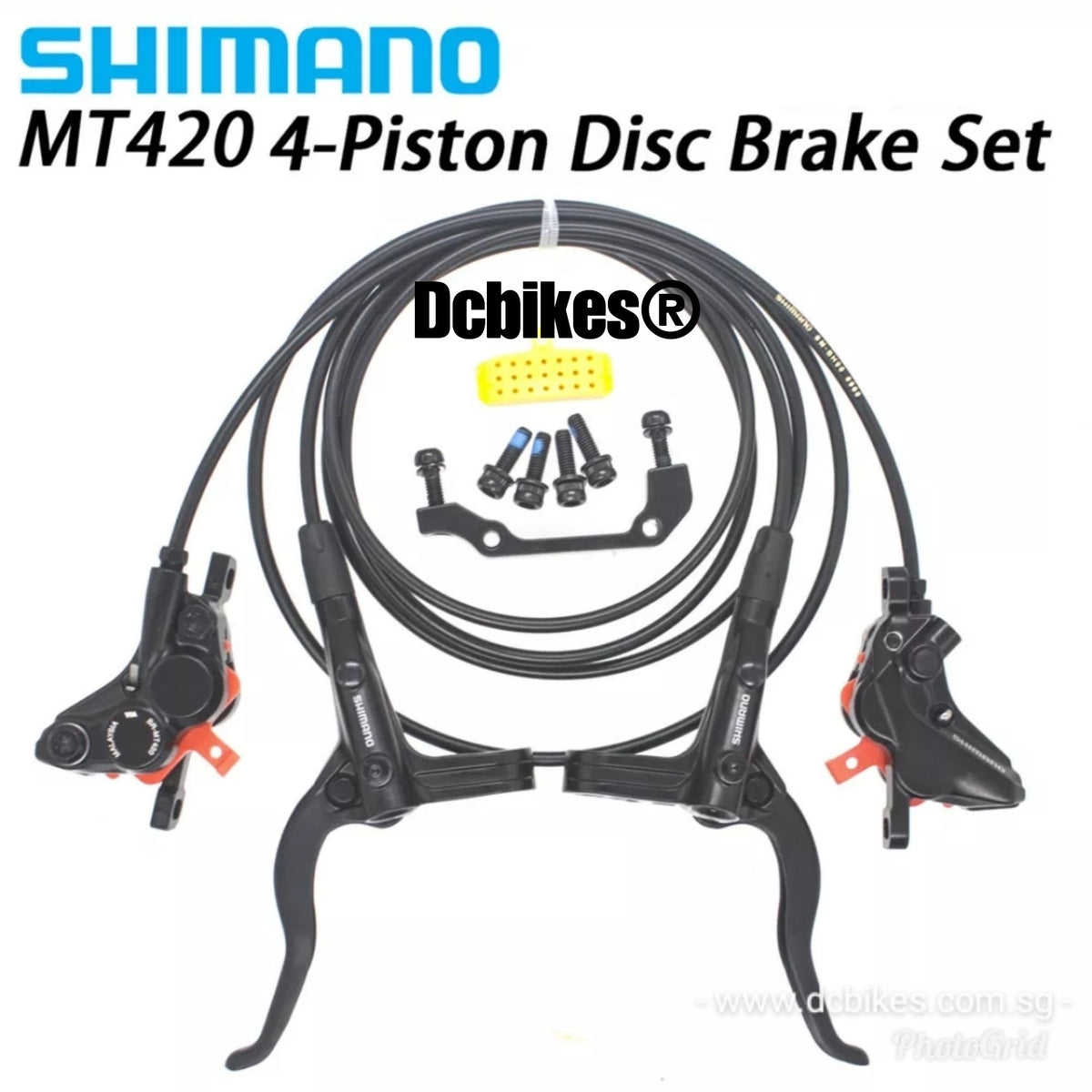 Shimano MT420 4 Pistons Hydraulic Disc Bicycle Brakeset – Dcbikes
