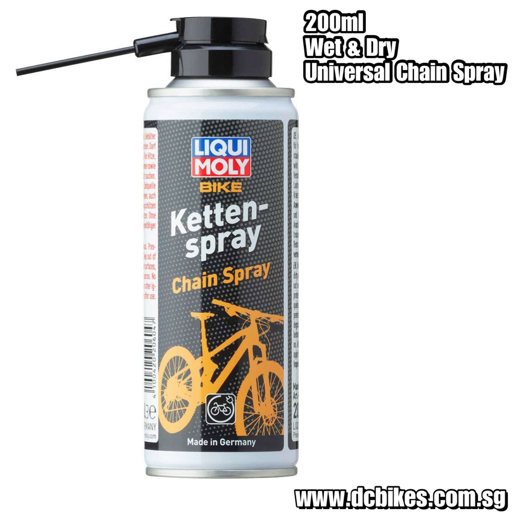 Liqui Moly Universal Emtb MTB Road Bicycle Bike Wet & Dry Chain Spray ...