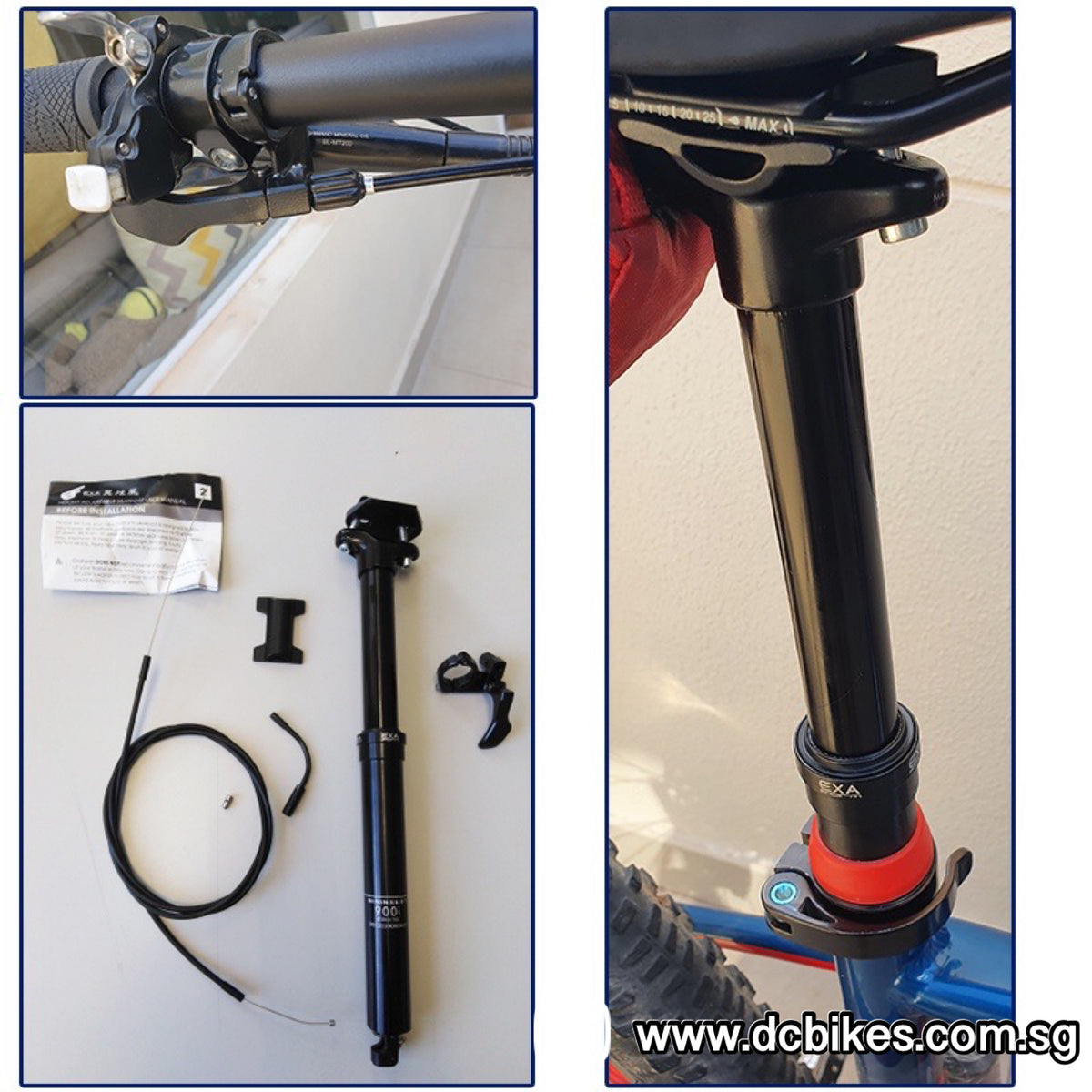 KS | Kind Shock Exa Form 30.9mm | 31.6mm Internal Routing 100mm | 125m ...