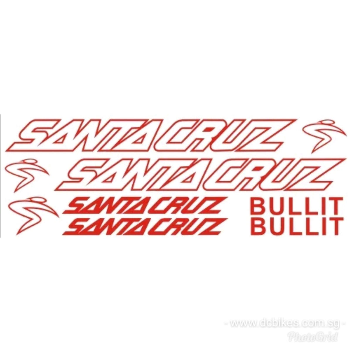 Santa Cruz Racing Frame Bicycle Stickers Die-cut Decal – Dcbikes