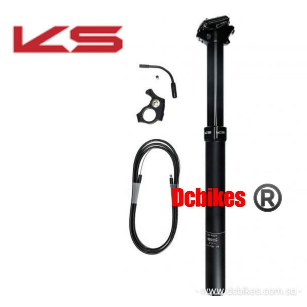 KS | Kind Shock 30.9mm/31.6mm External Routing 100mm Dropper Seat Post ...
