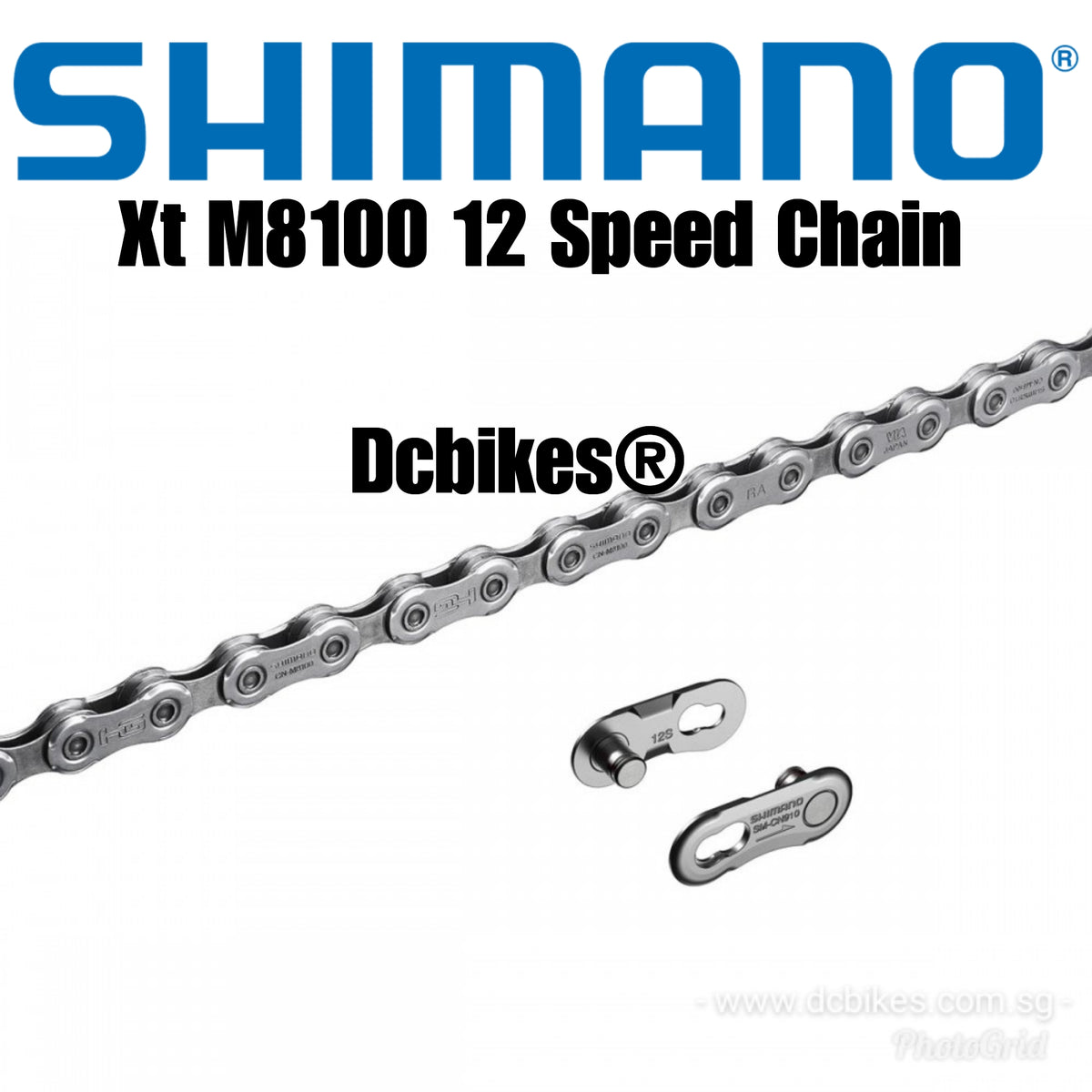 Shimano XT 12 Speed CN-M8100 Chain 126 Links + Quick-Link – Dcbikes