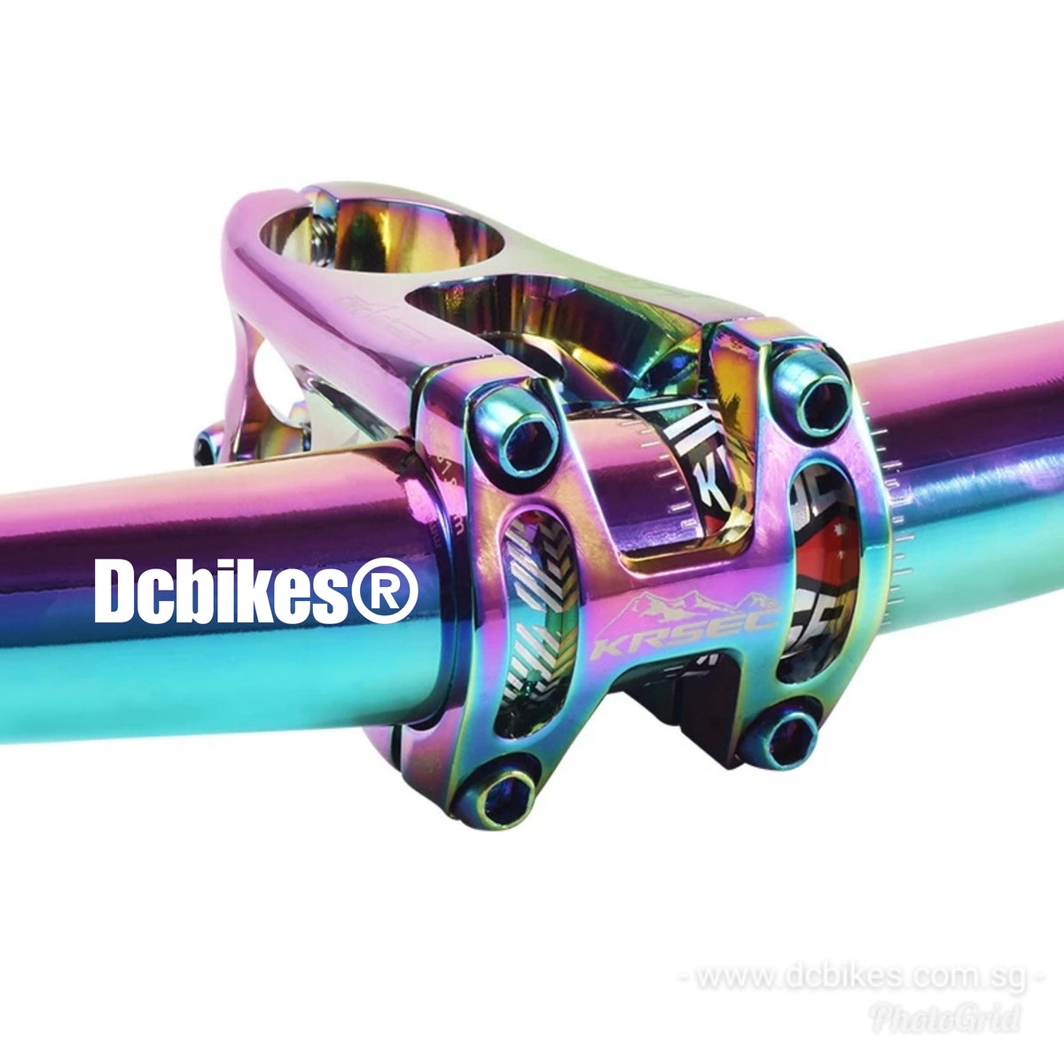 Jet Fuel Oil Slick Anodized 50mm MTB Stem 31.8mm – Dcbikes