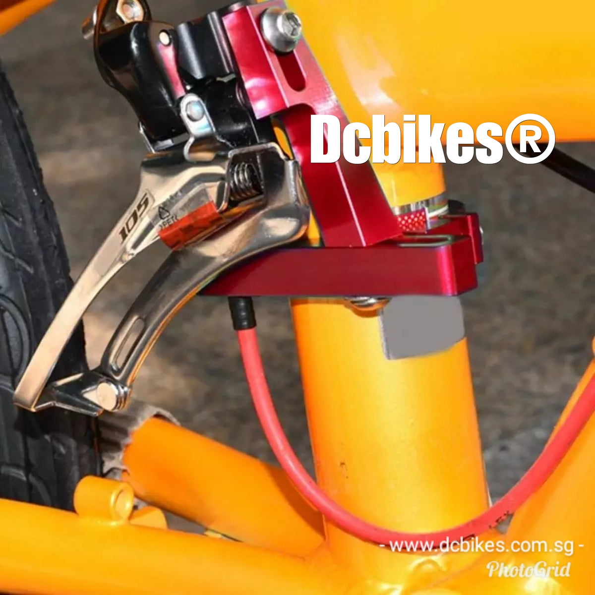 Folding Bike Front Derailleur 40mm Adapter Clamp For Conversion SP8 Si ...