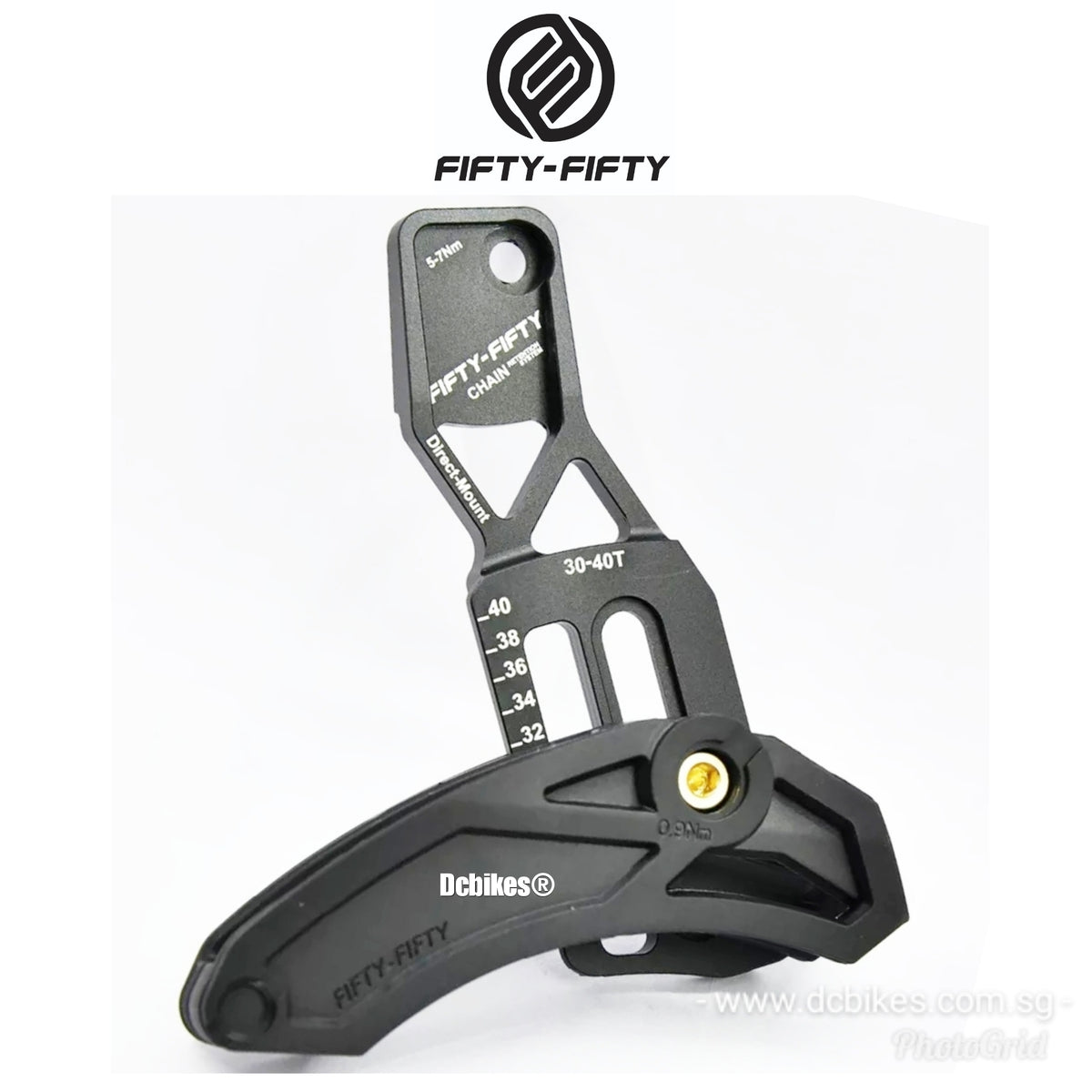 Fifty-Fifty Single Speed XCR High MTB Direct Mount Chain Guide 30t - 4 ...