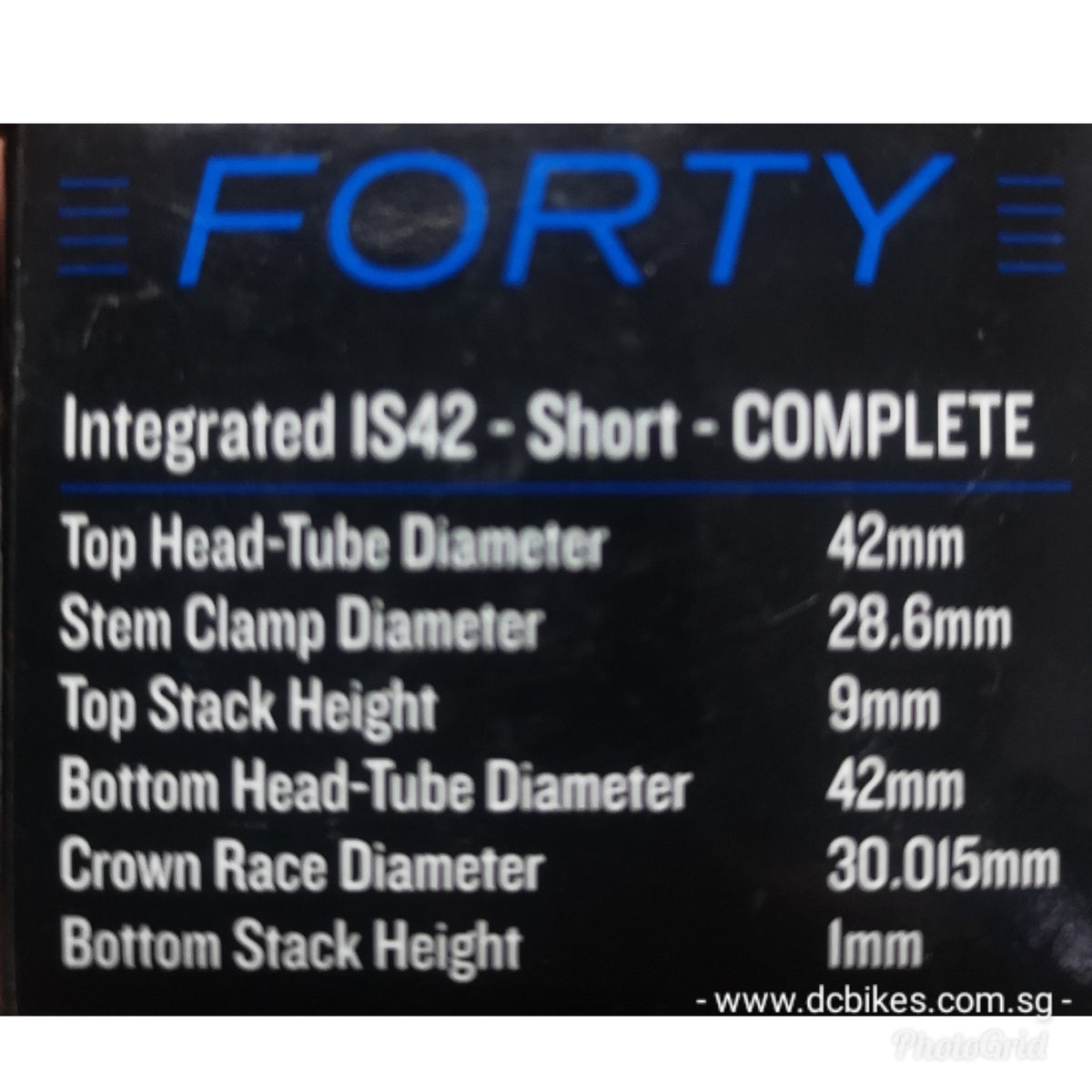 41mm | 42mm Cane Creek 40 IS41/IS41 | IS42/IS42 Integrated Headset ...