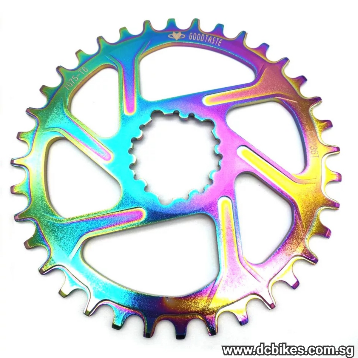 Oil Slick 30T/32T/34T DUB GXP 6mm Round Narrow Wide Chain Ring For Sra ...