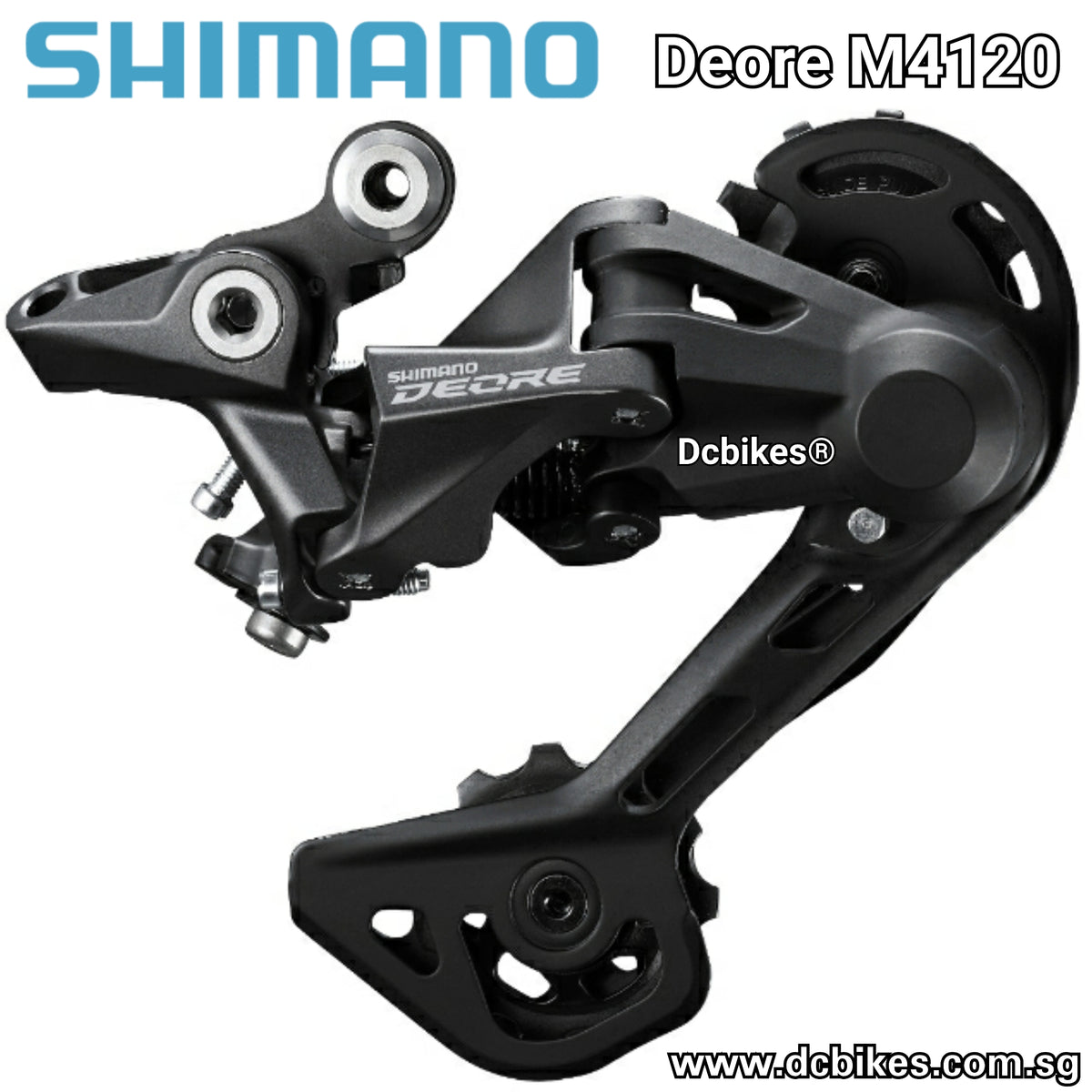 Shimano 2 X 10 | 11 Speed Deore RD-M4120-SGS Shadow RD MTB Rear Derail ...