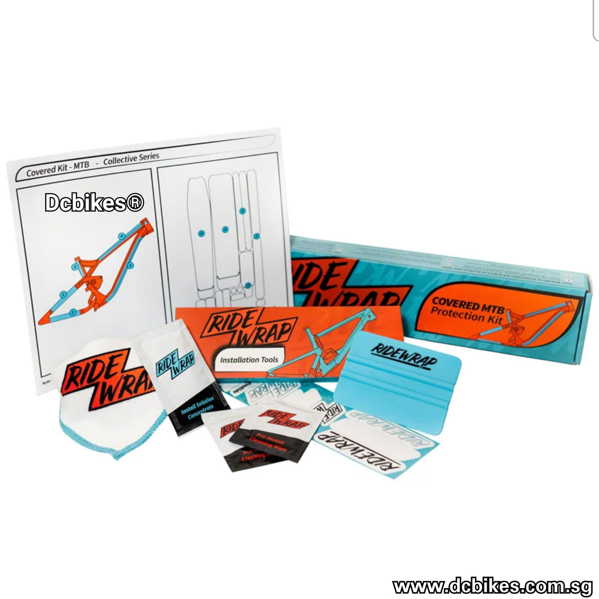 RideWrap 60% Covered Matt | Gloss Frame Protection Clear Decal Kit ...