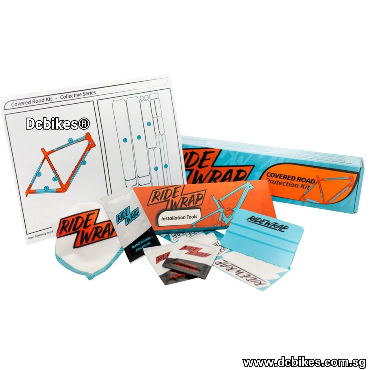 RideWrap 60% Covered Matt | Gloss Frame Protection Clear Decal Kit ...