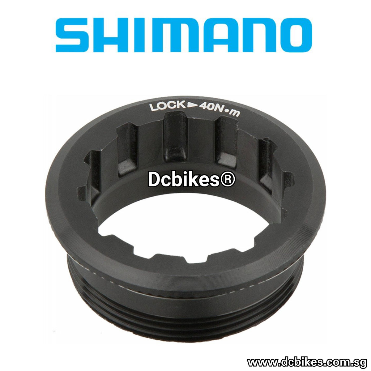 Shimano 12 Speed Micro Spline Lock Ring For XTR M9100 XT M8100 SLX M71 ...
