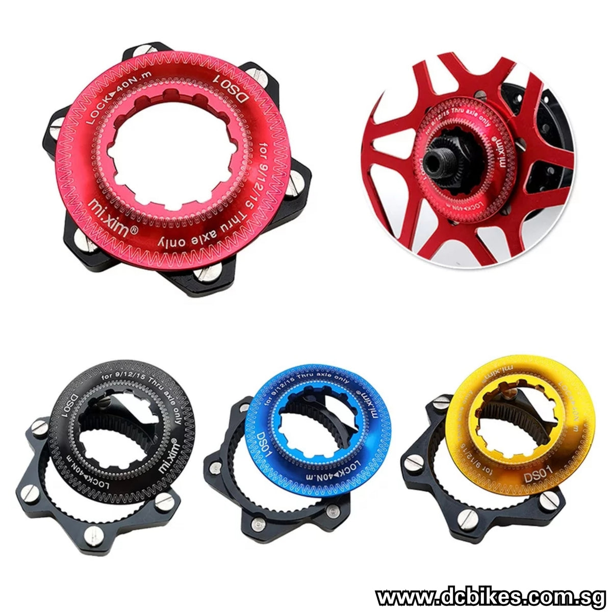 Disc Brake Centerlock To 6 Bolts Disk Rotor Adapter Conversion Kit (1 ...