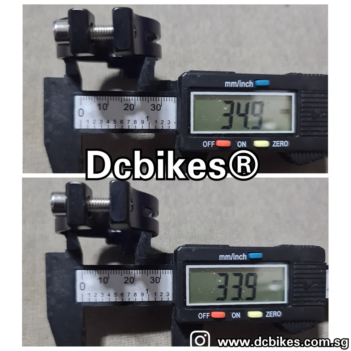 31.8mm | 33.6mm-34.9mm Front Derailleur Adapter Clamp Conversion – Dcbikes