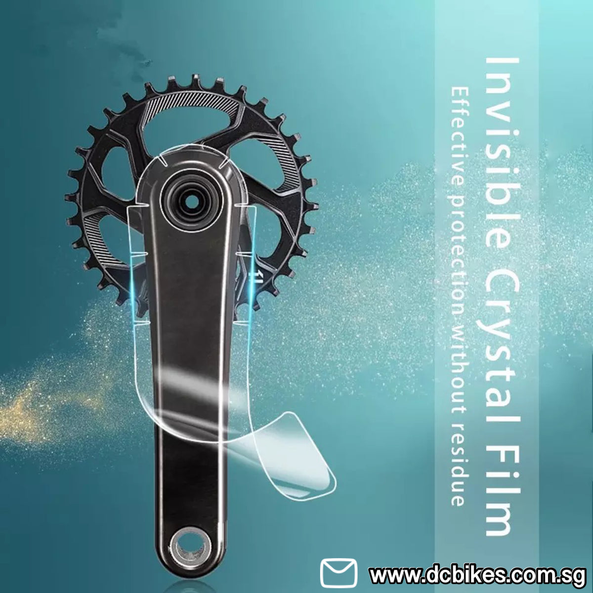 TPU Thin & Clear Crank Arms Decal Gloss Sticker Protection Kit – Dcbikes