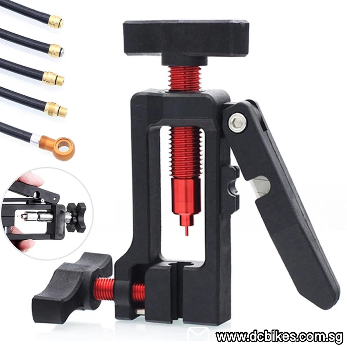 Nylon Body Banjo Hydraulic Needle Insert Driver + Hose Cutter Tool ...