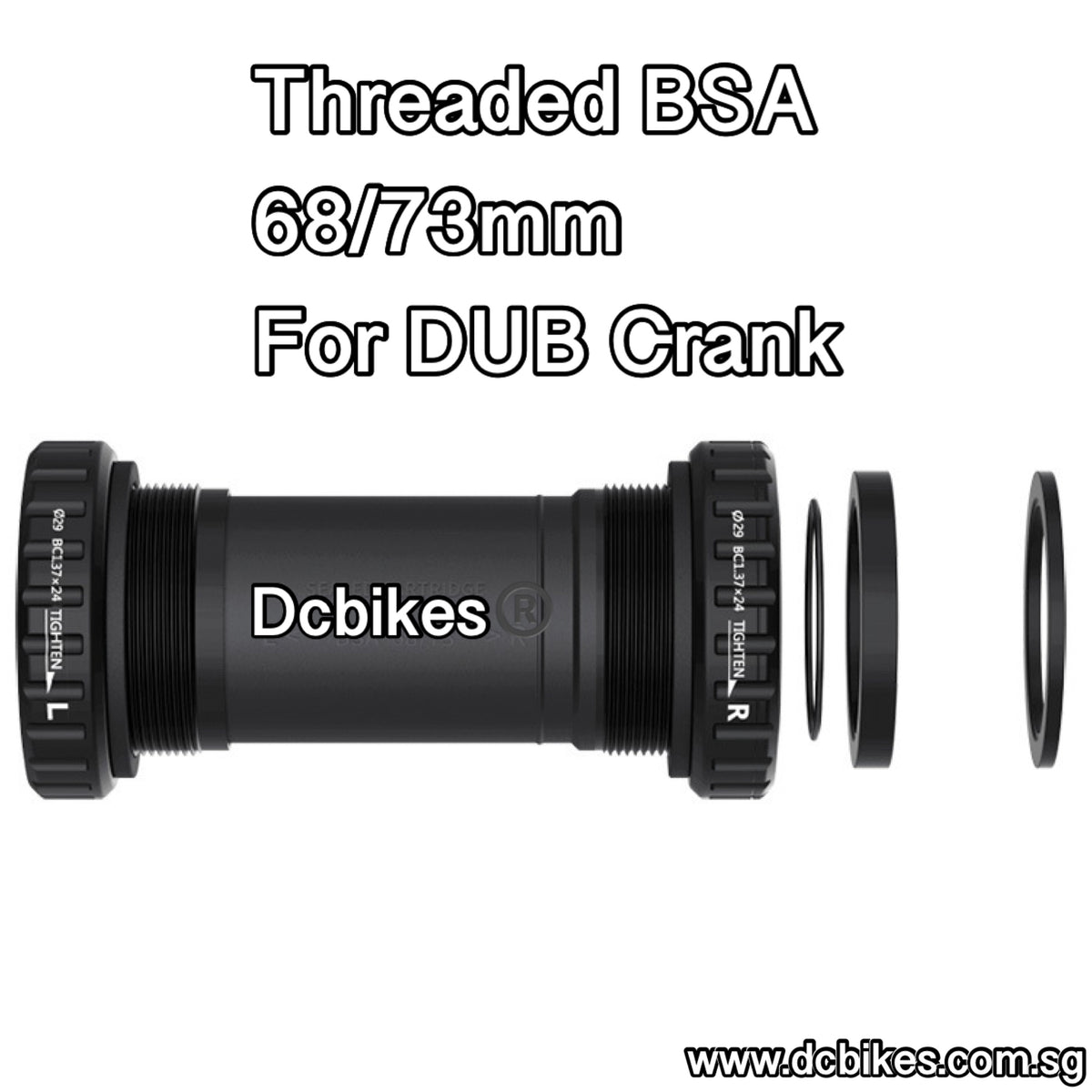 Threaded BSA 68mm/73mm | 41mm BB89.5/BB92 Press Fit Bottom Brackets BB ...