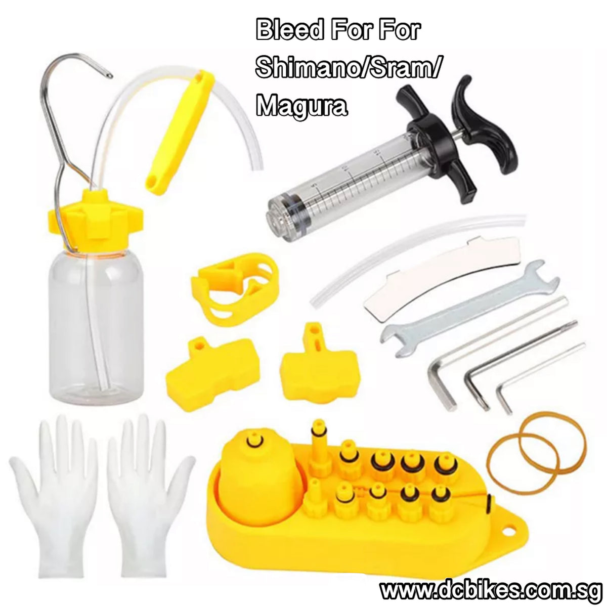 Hydraulic Brake Bleed Tool Kit Disc Brake For Shimano Sram Magura Zoom ...