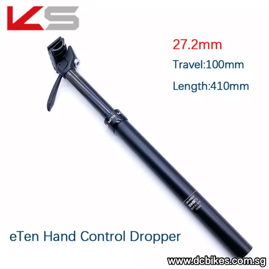 KS E10 27.2mm X 100mm 30.9mm 31.6mm X 125mm Travel ETen Dropper Seat Dcbikes