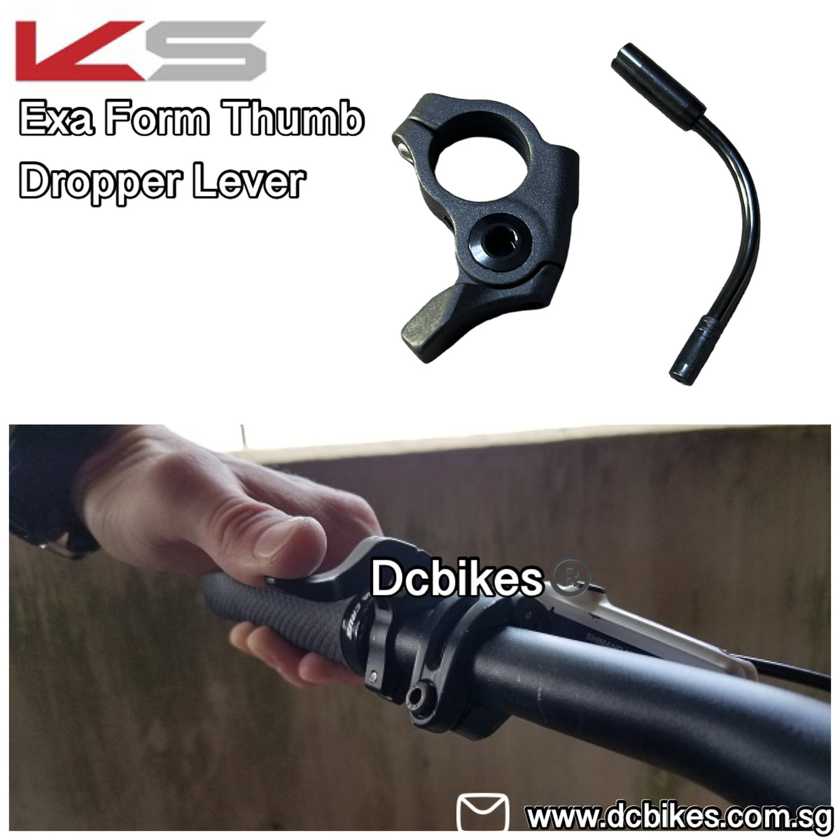 KS | Kind Shock EXA Form Dropper Seat Post Left Remote Lever – Dcbikes